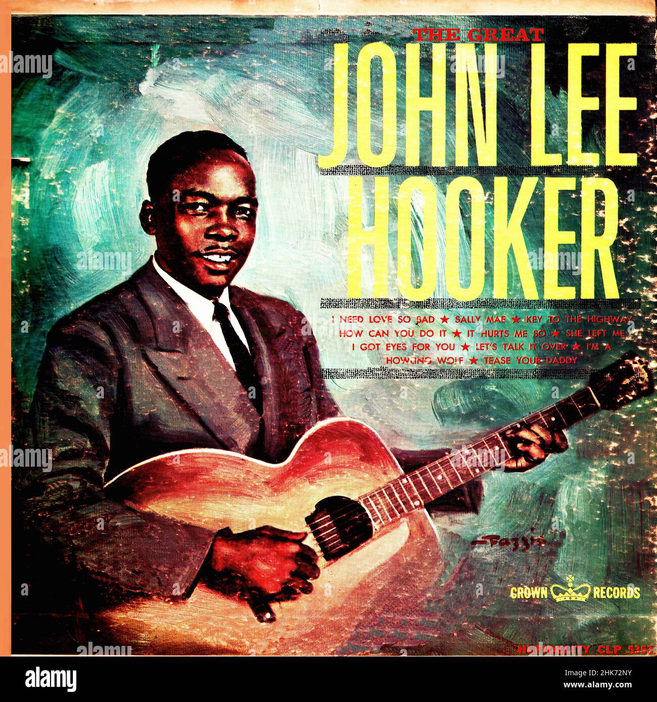 Vintage vinyl record cover - Hooker, John Lee - The Great - US - 1963 ...