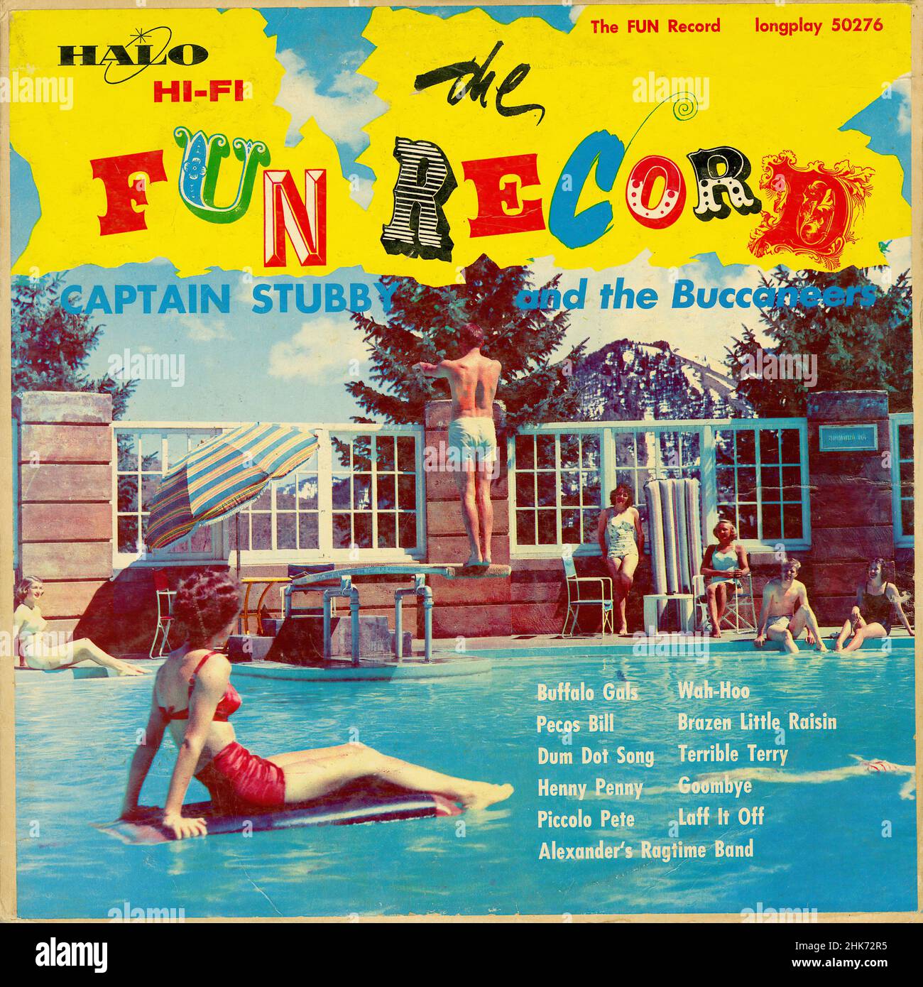 The Fun Record - Vintage Vinyl Album Stock Photo - Alamy