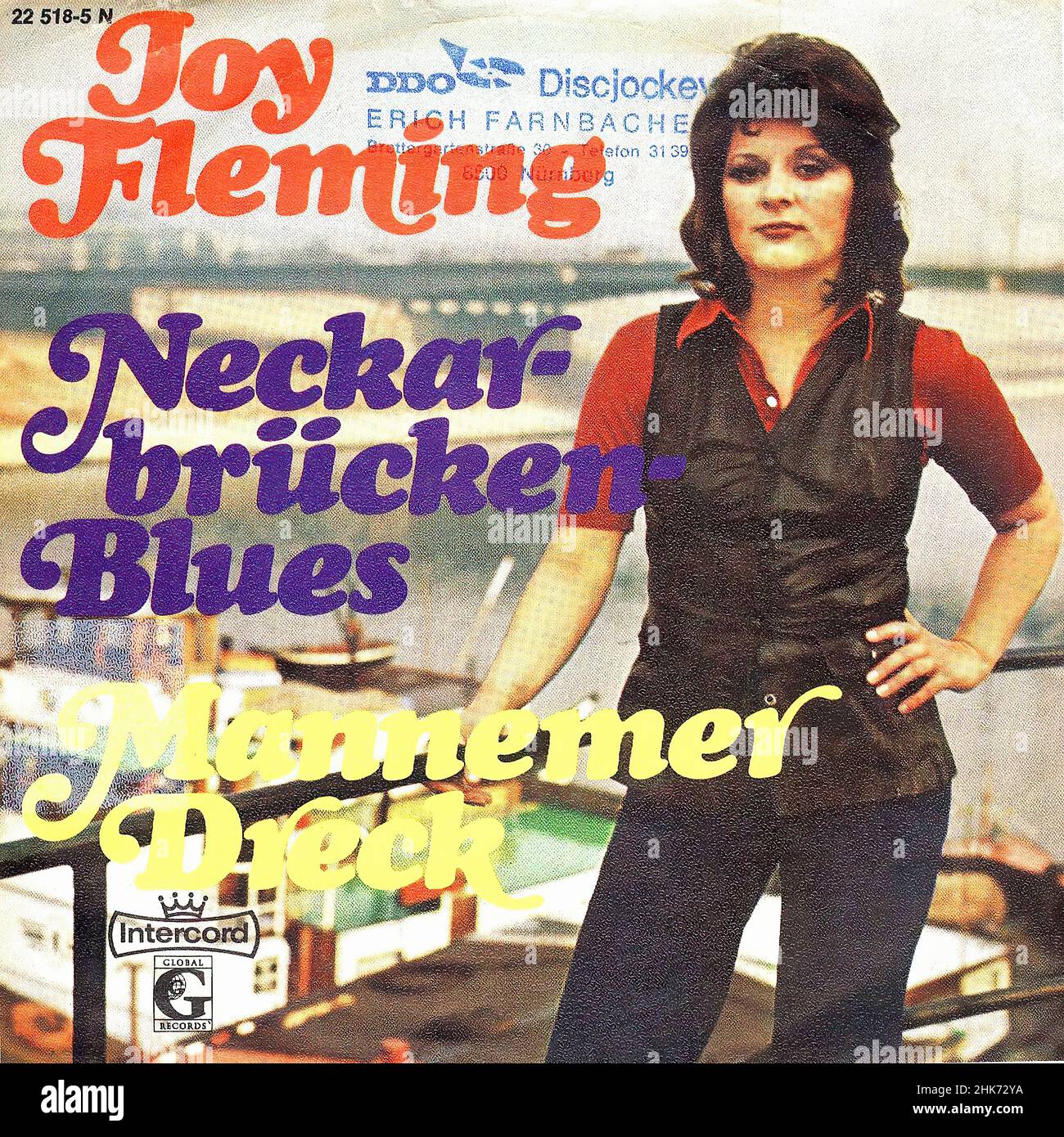 Vintage vinyl record cover - Fleming, Joy - Neckarbrücken Blues - D ...