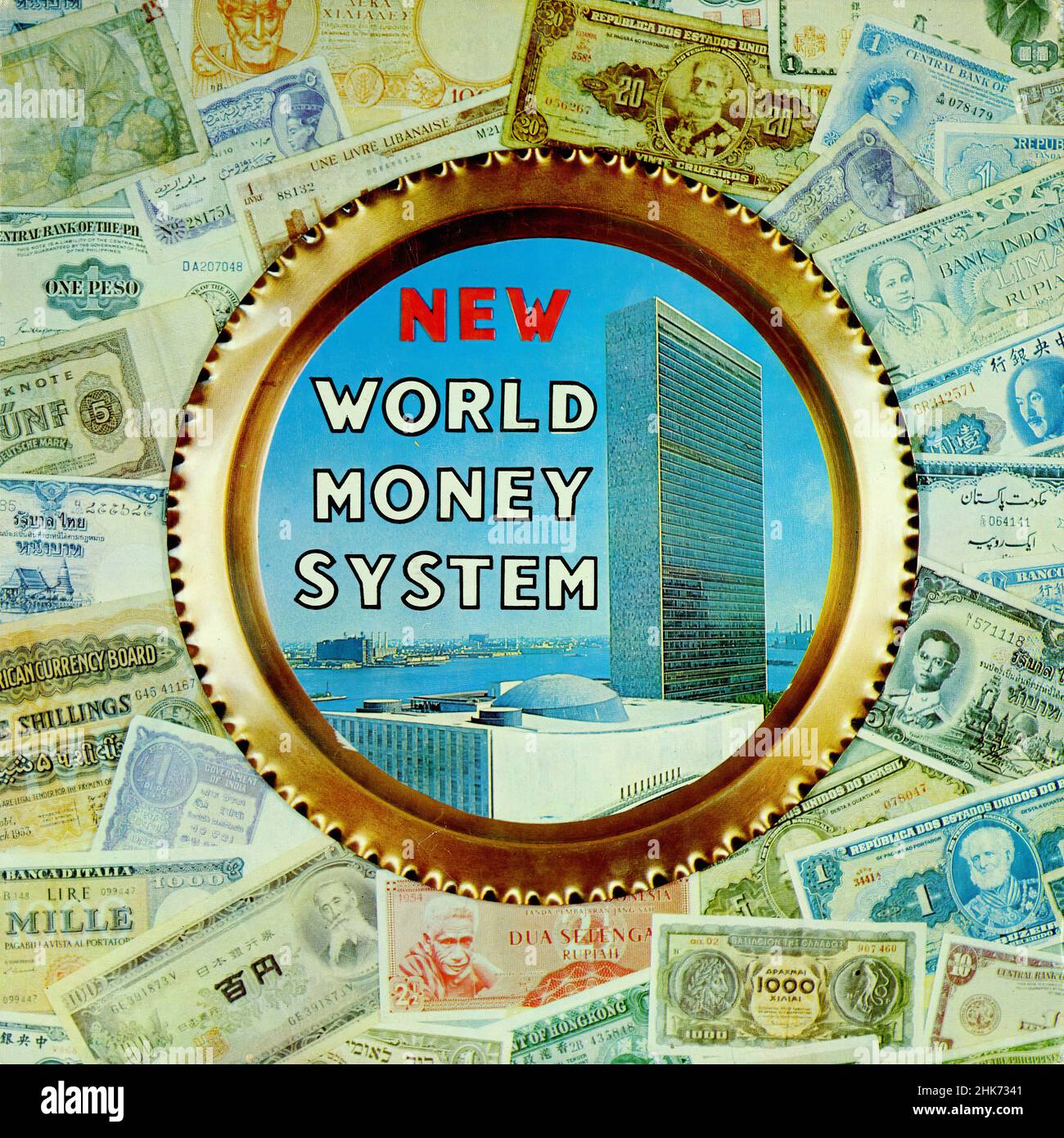 New World Money System - Vintage Vinyl Album Stock Photo - Alamy