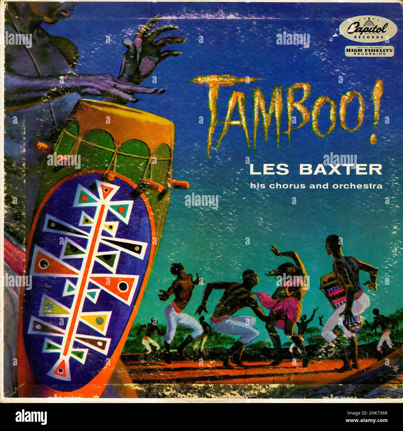 Tamboo! - Vintage Musical Vinyl Album Stock Photo - Alamy