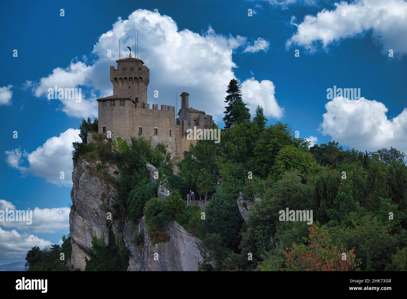Rocca della Guaita, the most famous and ancient castle fortress in the ...