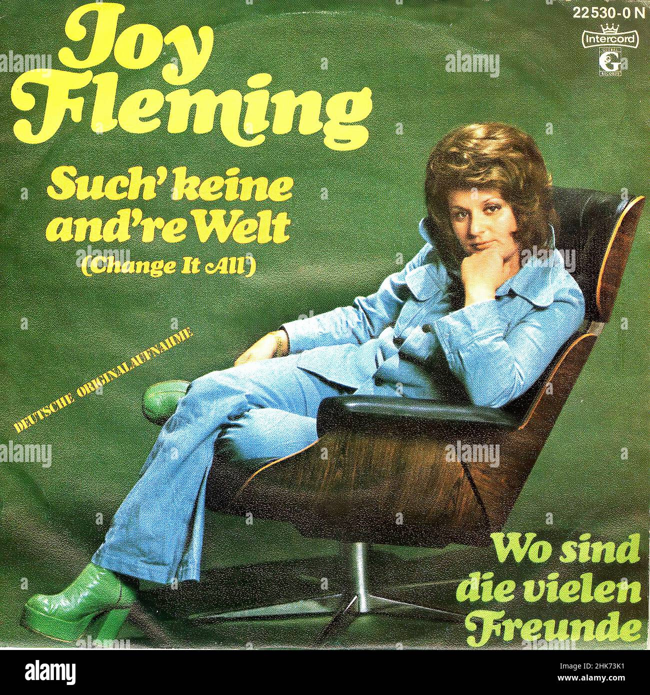 Vintage vinyl record cover - Fleming, Joy - Such' keine and're Welt - D ...