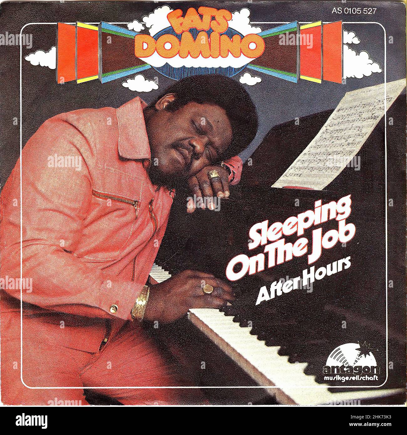 Vintage vinyl record cover - Domino, Fats - Sleeping On The Job - D ...