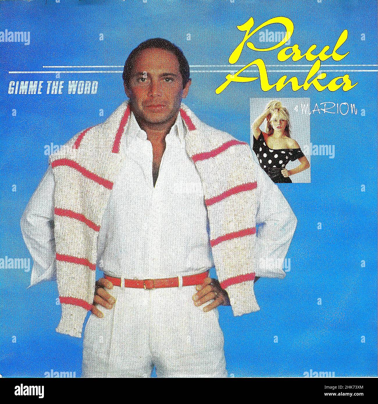 Vintage vinyl record cover - Anka, Paul - Gimme The Word - D - 1988 ...