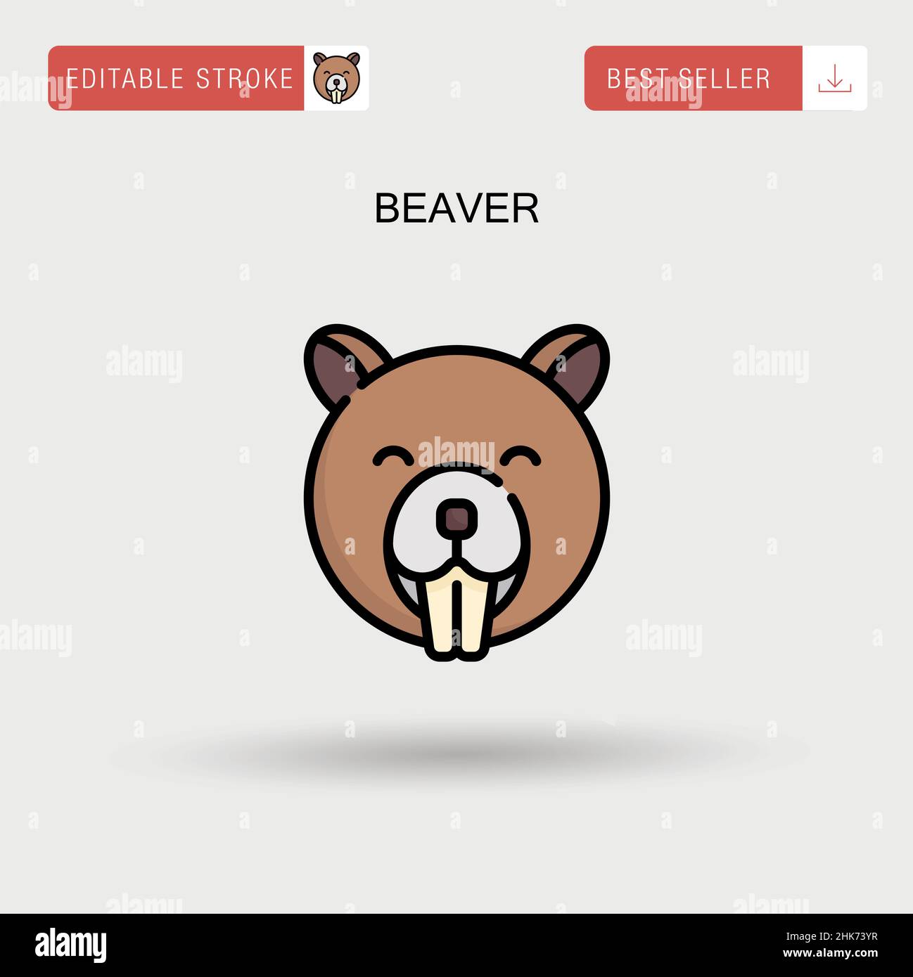 Beaver Stock Vector Images - Alamy