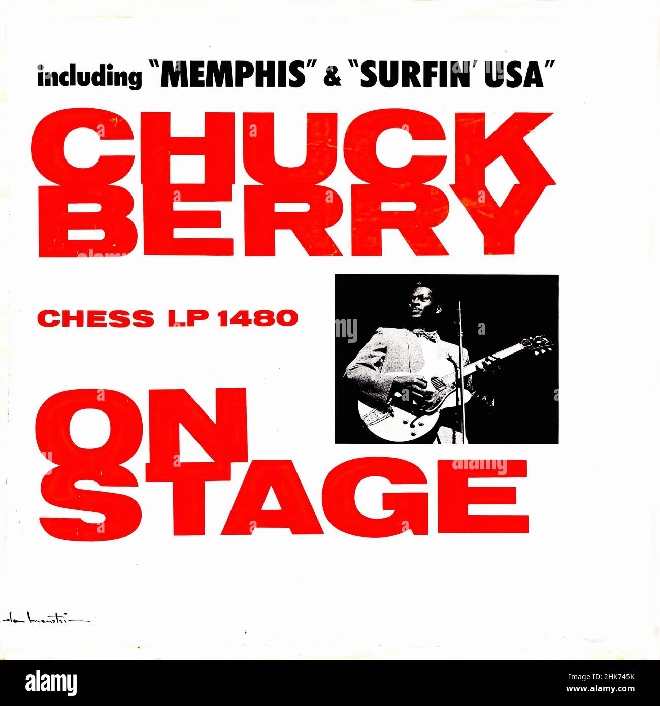 Vintage vinyl record cover - Berry, Chuck - On Stage - US - 1963 Stock ...