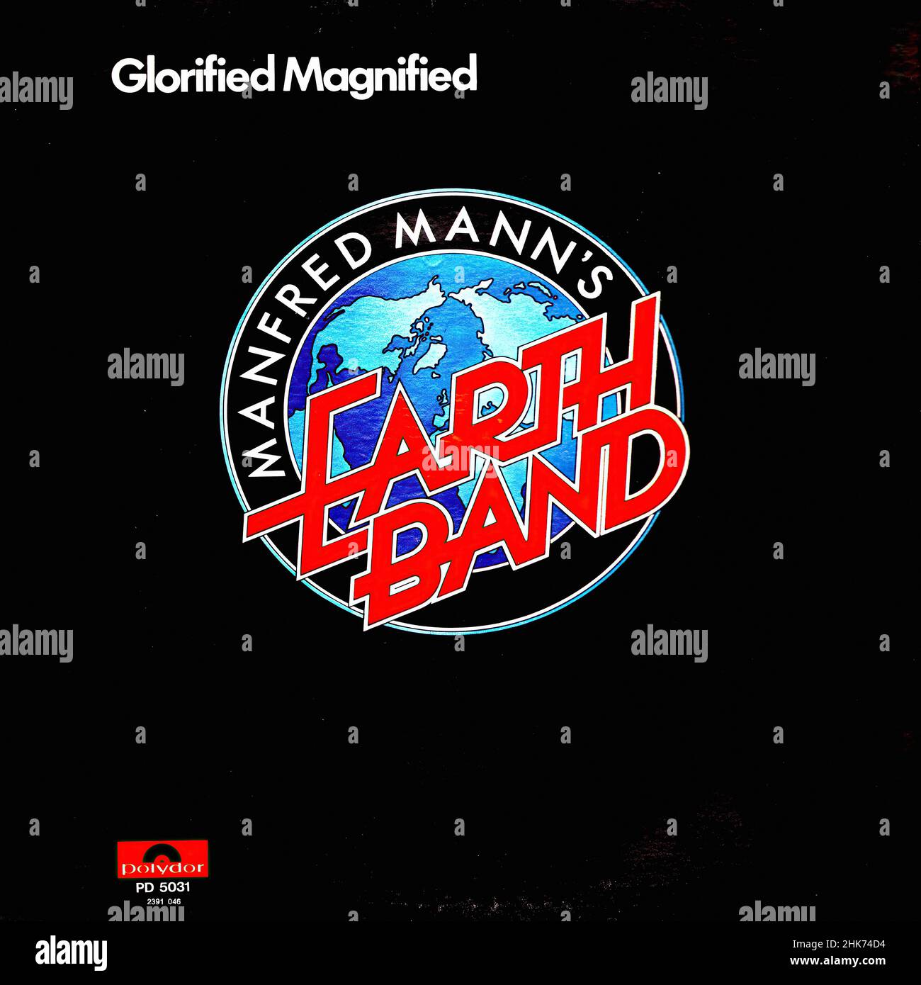 Vintage vinyl record cover - Manfred Mann's Earth Band - Glorified ...