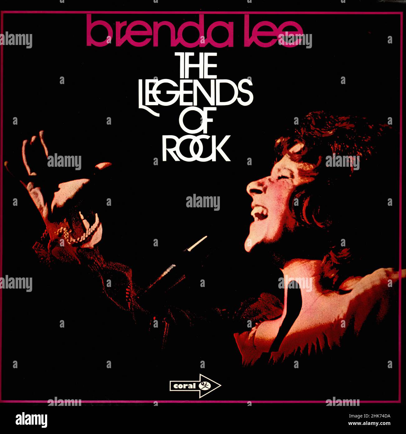 Vintage vinyl record cover - Lee, Brenda - The Legends Of Rock - D ...