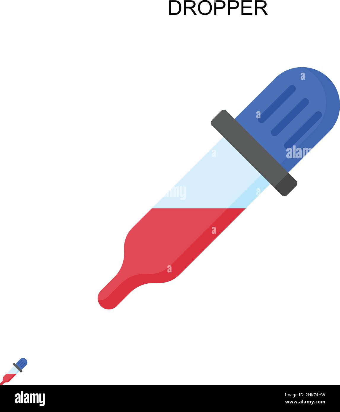 Bottle and dropper illustration hi-res stock photography and images - Alamy