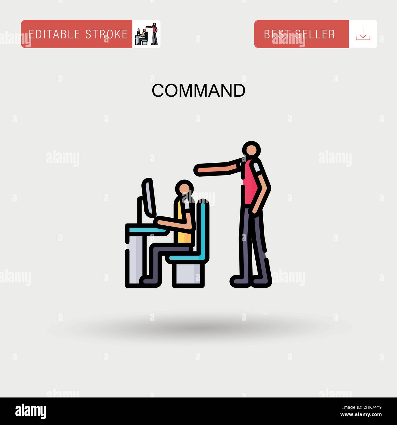 Command Simple vector icon Stock Vector Image & Art - Alamy