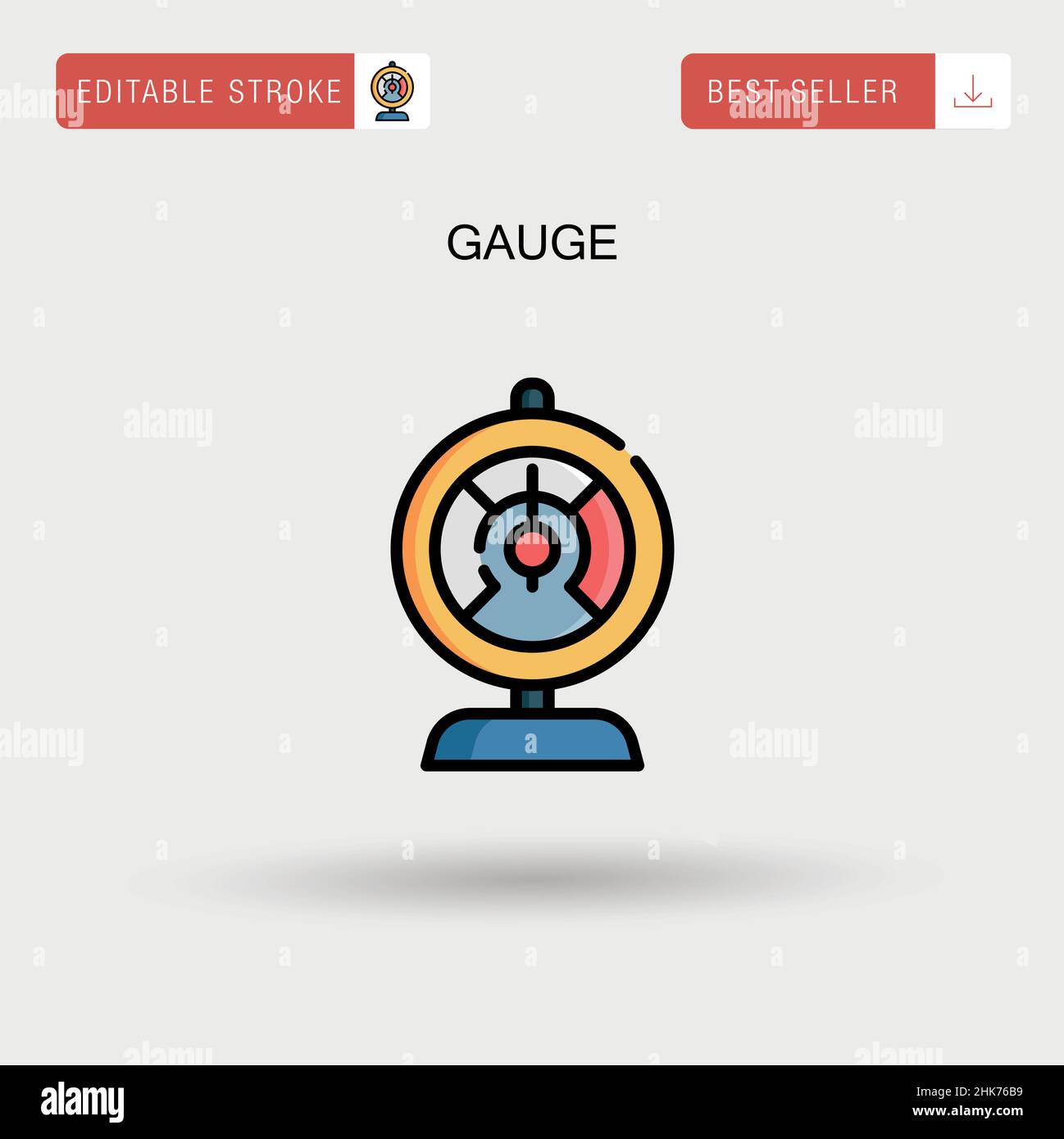 High low gauge Stock Vector Images - Alamy