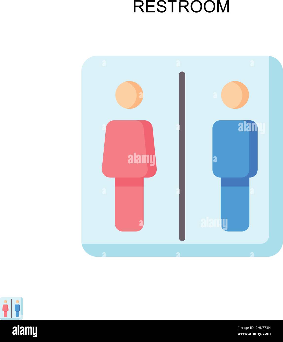 Restroom Stock Vector Images - Alamy