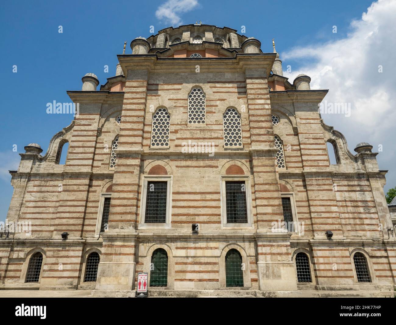 Laleli Mosque also known a Tulip mosque. Exterior shot of Laleli Mosque ...