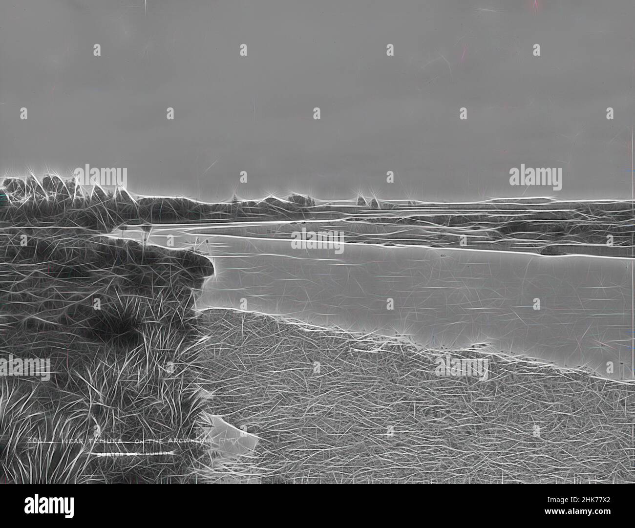 Inspired by Near Temuka, on the Arowhenua River, Burton Brothers studio ...