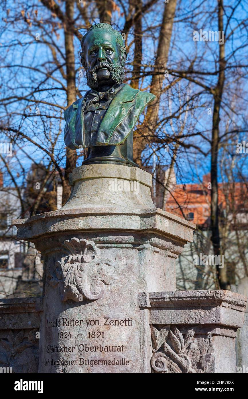 South Cemetery, Johann Baptist Zenetti, from 1837 Knight of Zenetti ...