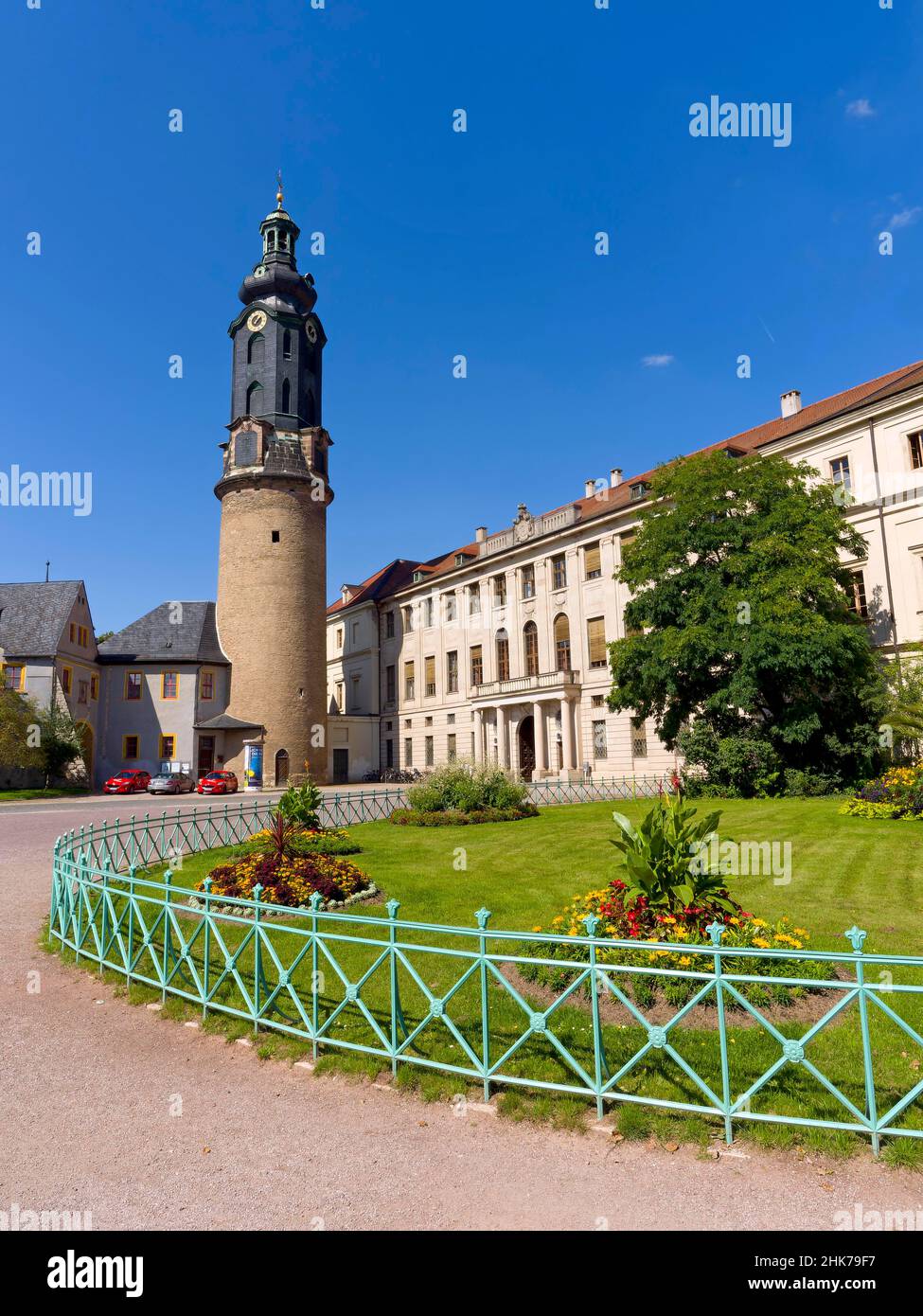 Weimar City Palace, also Residence Palace, Bastille Gate Building and ...