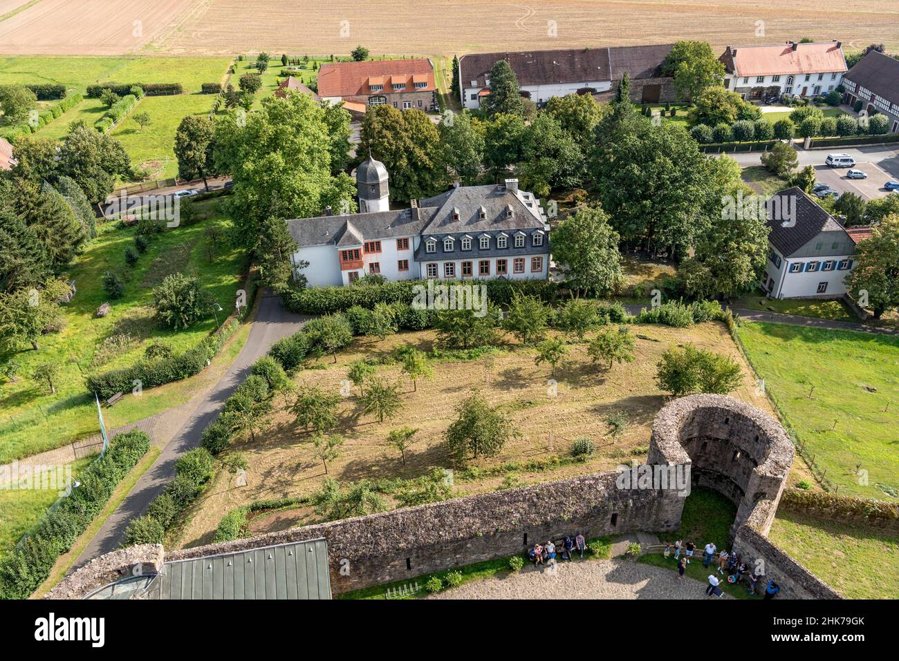 Baroque Hattsteiner Hof, rural manor house, formerly Solms-Laubach ...