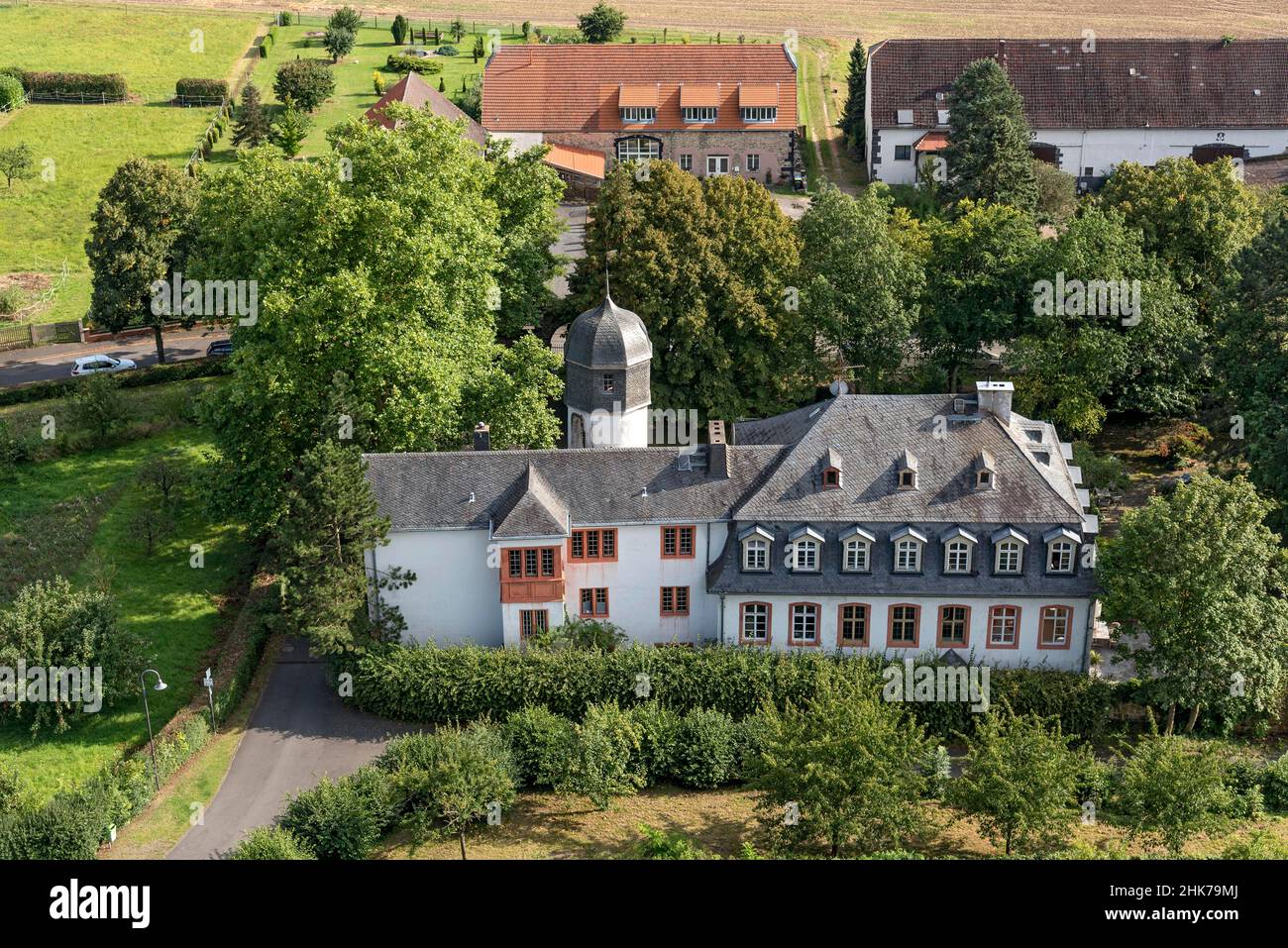 Baroque Hattsteiner Hof, rural manor house, formerly Solms-Laubach ...