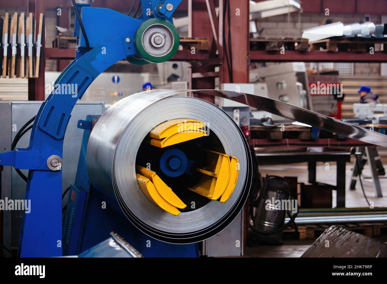 Sheet metal rolling process hi-res stock photography and images - Alamy