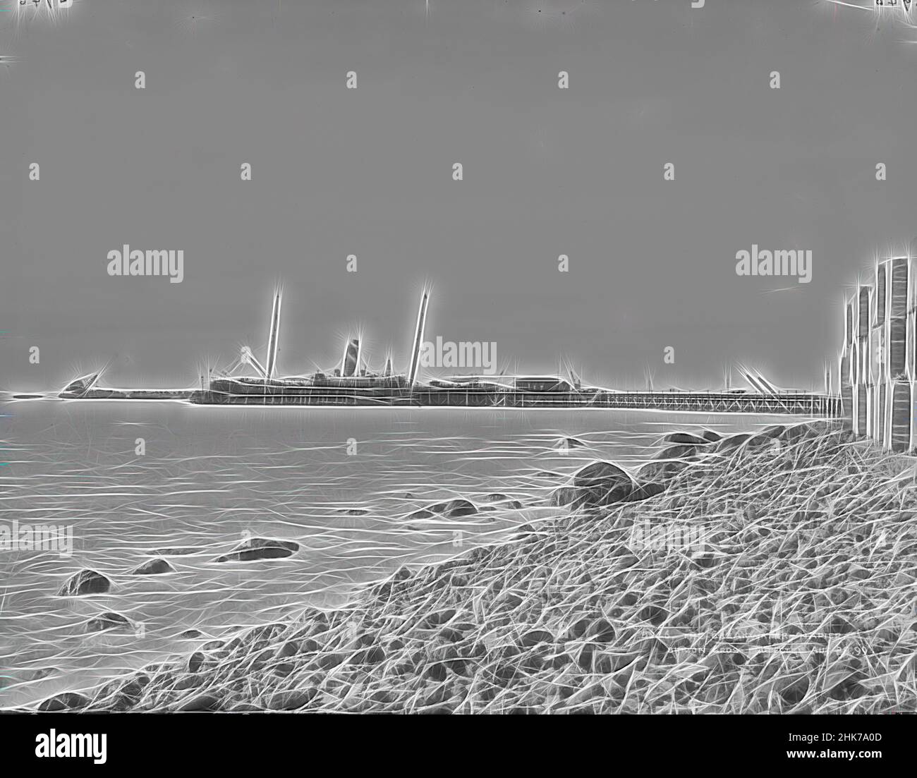 Inspired by The Breakwater, Napier, Burton Brothers studio, photography ...