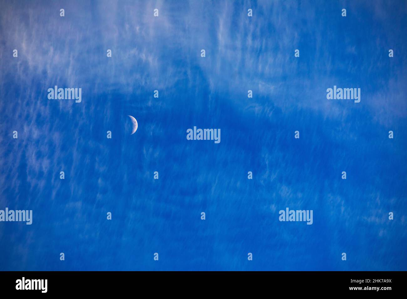 Sky with the moon hi-res stock photography and images - Alamy