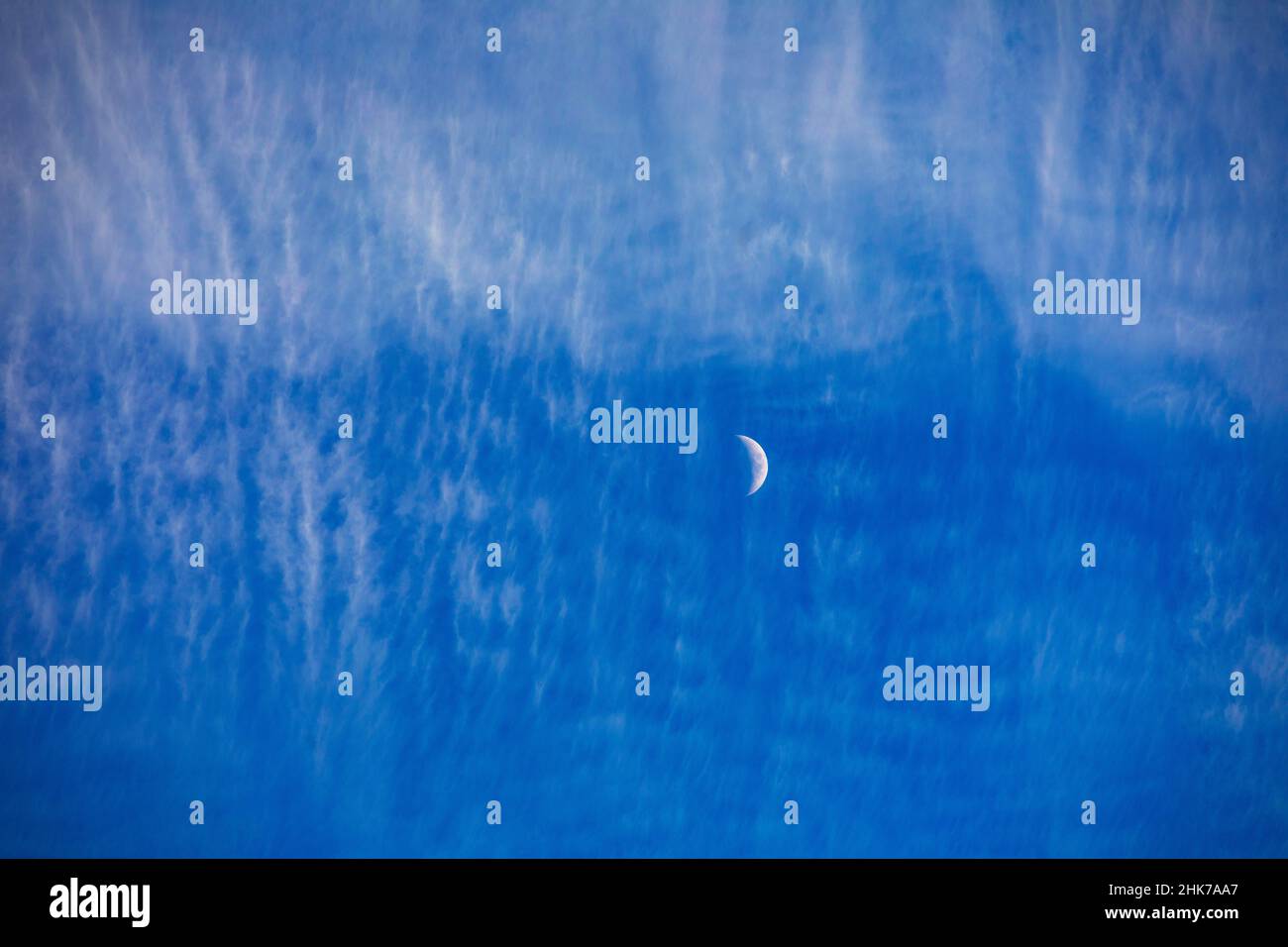 Sky with the moon hi-res stock photography and images - Alamy