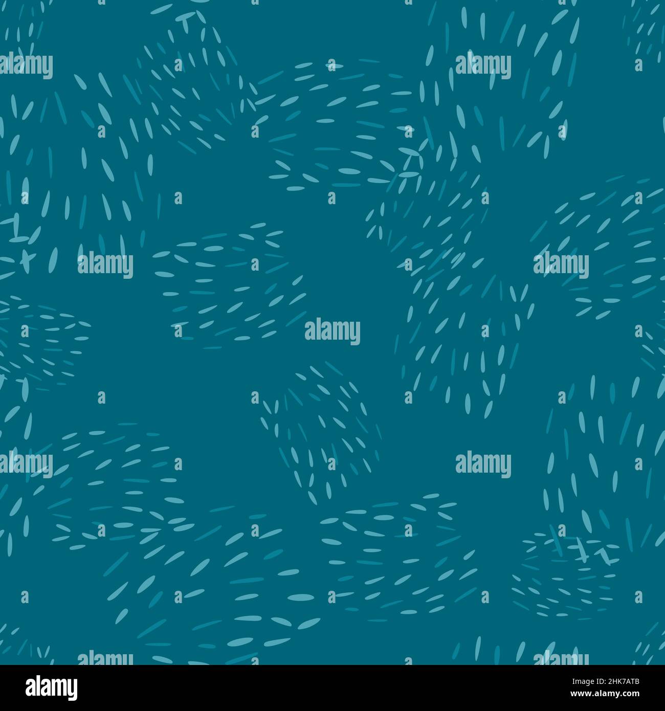 Doodle dashes seamless pattern with hand drawn. Modern abstract ...