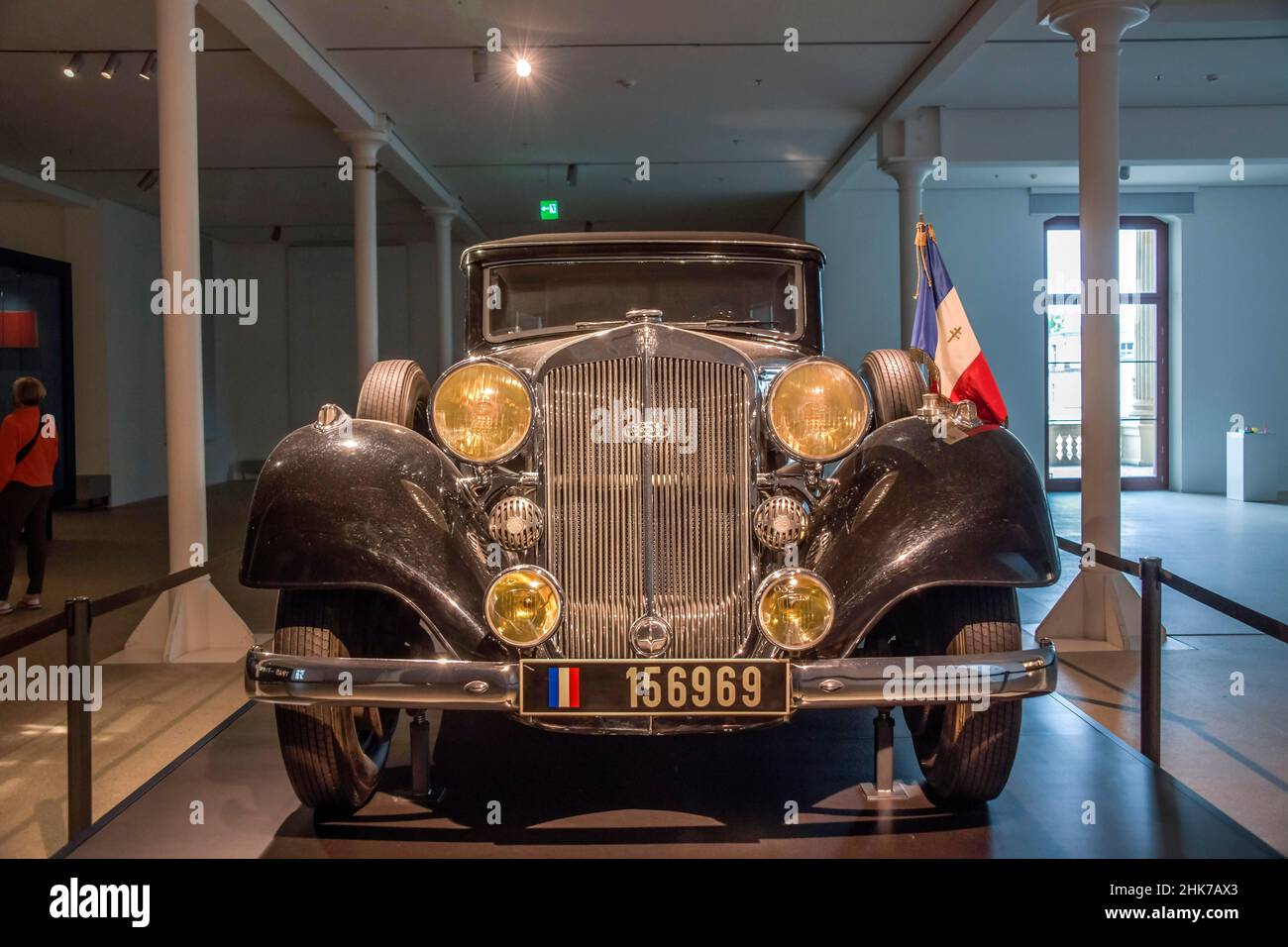 Parade vehicle of General Charles de Gaulle, Sedan-Cabriolet type Horch ...