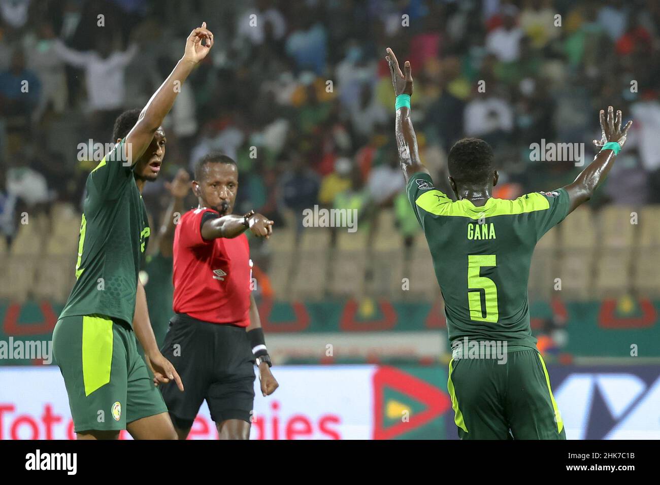 CAMEROON, Yaounde, 02 February 2022 - Abdou Diallo and Idrissa Gueye of ...