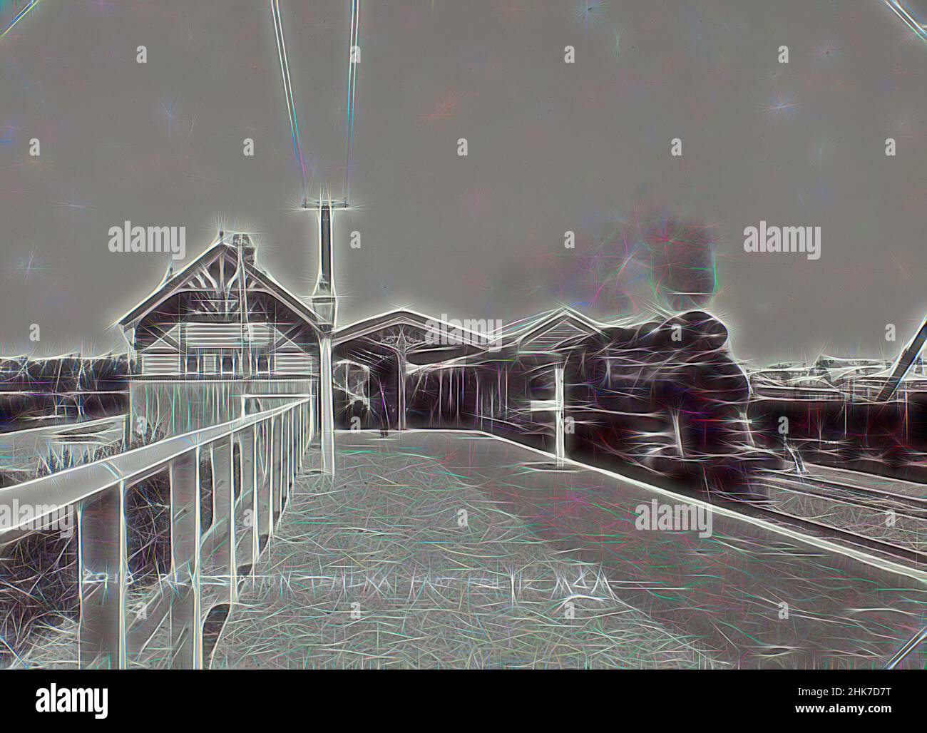 Inspired by Railway Station, Temuka, Muir & Moodie studio, 1912, Temuka ...