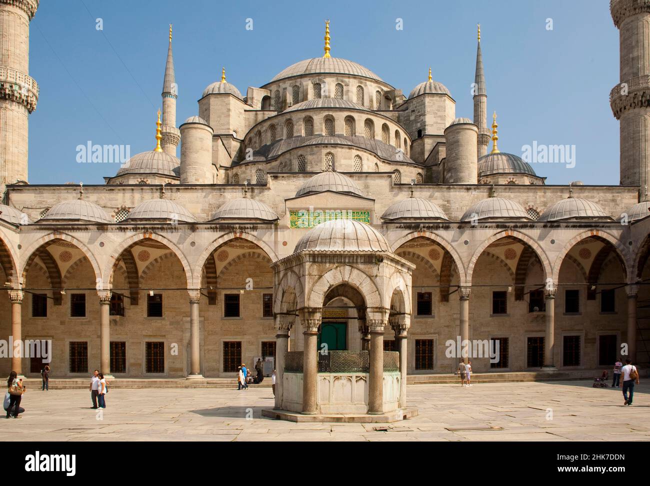 Blue mosque view hi-res stock photography and images - Alamy