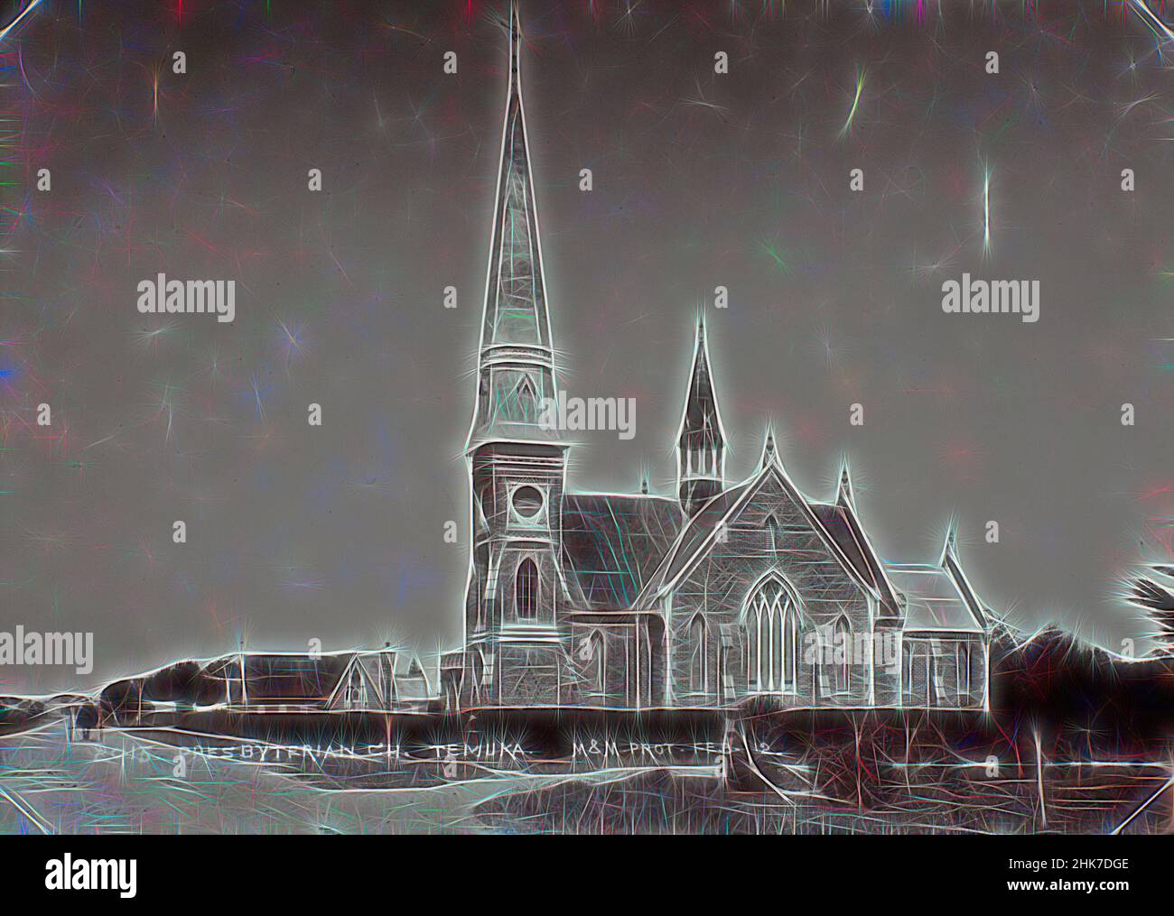 Inspired by Presbyterian Church, Temuka, Muir & Moodie studio, 1912 ...