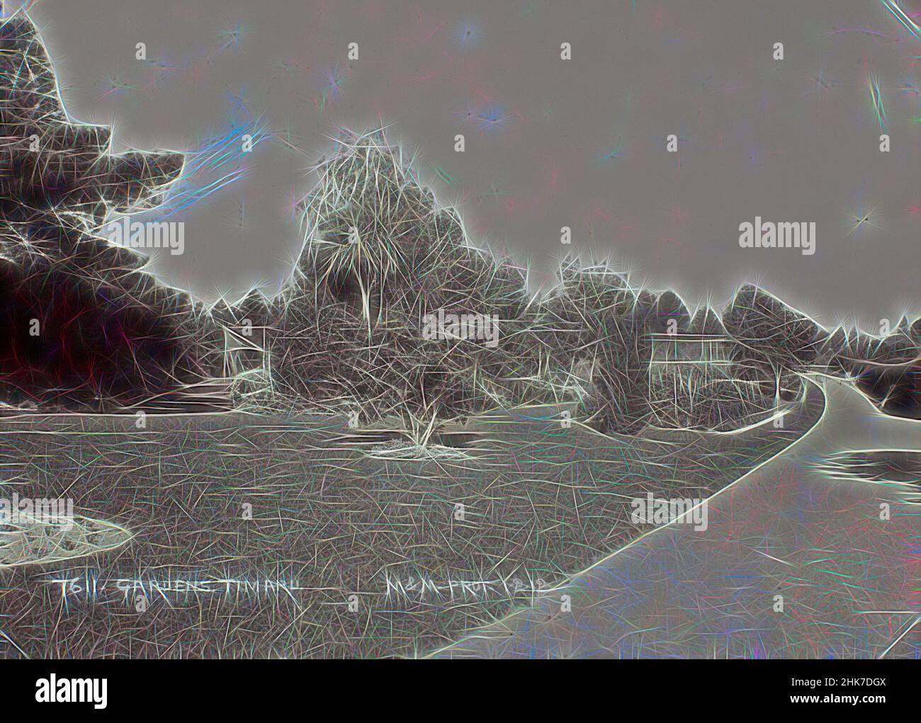 Inspired by Gardens, Timaru, Muir & Moodie studio, 1912, Timaru ...