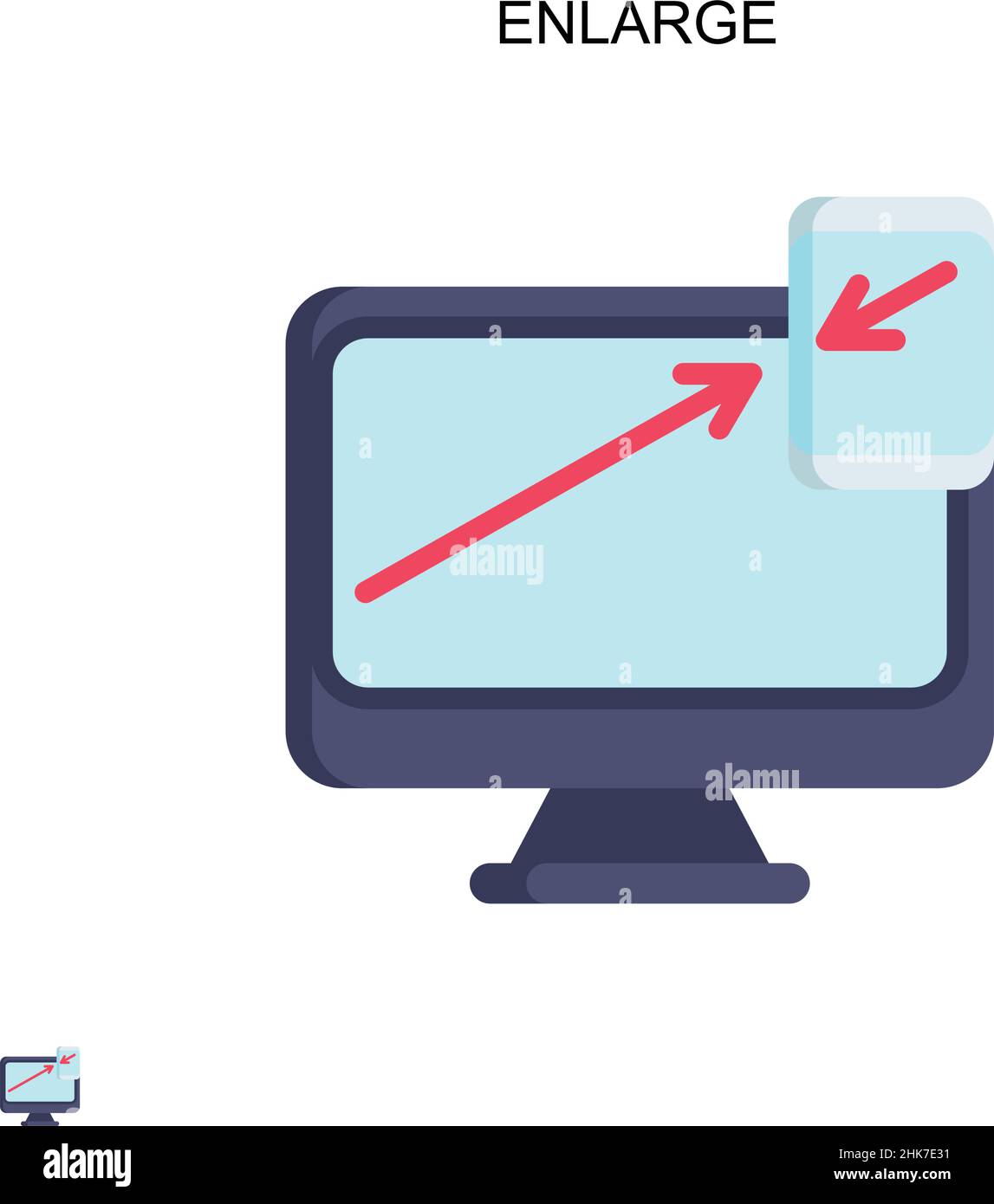 Enlarged view Stock Vector Images - Alamy