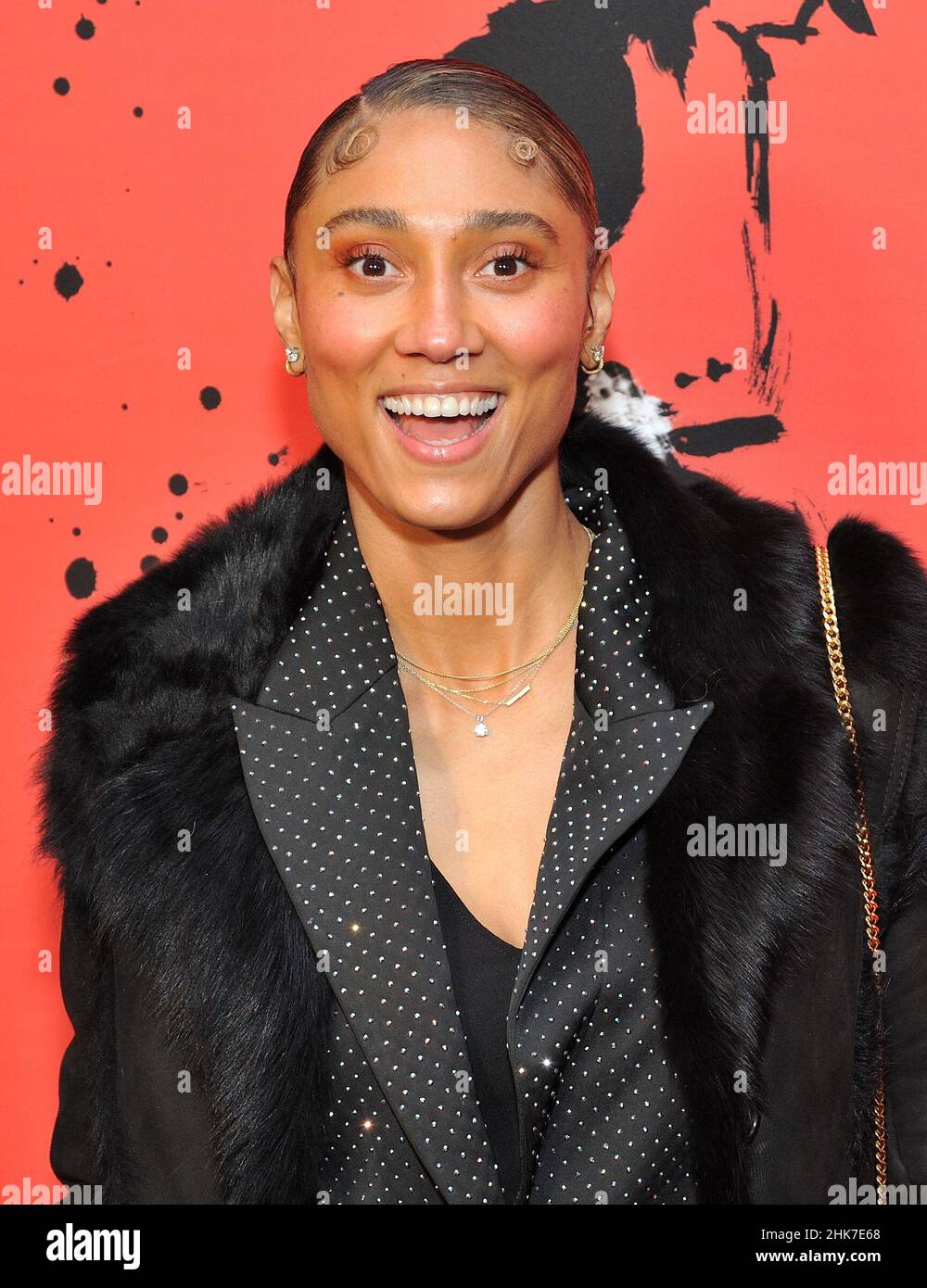 New York, USA. 01st Feb, 2022. Ally Love attends the opening of "MJ ...