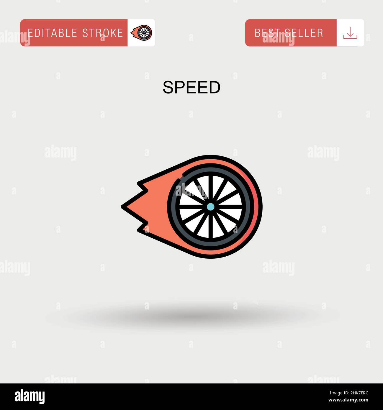 Speed Simple vector icon Stock Vector Image & Art - Alamy