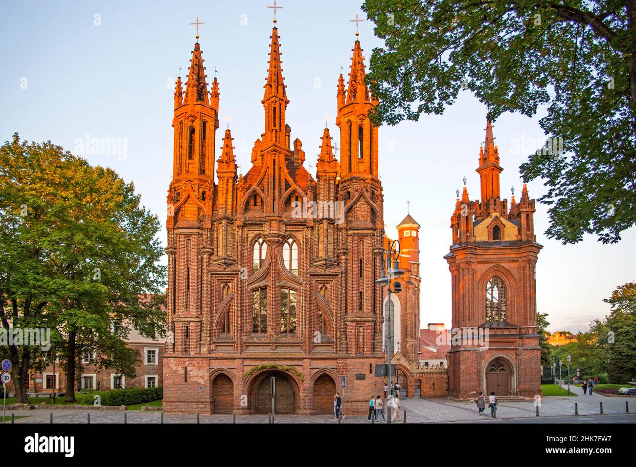 Annenkirche, Gothic Quarter, Vilnius, Lithuania, Vilnius, Lithuania ...