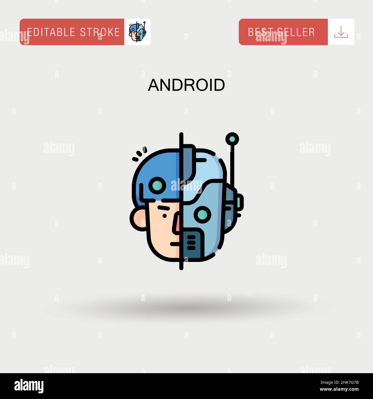 Android symbol Stock Vector Images - Alamy