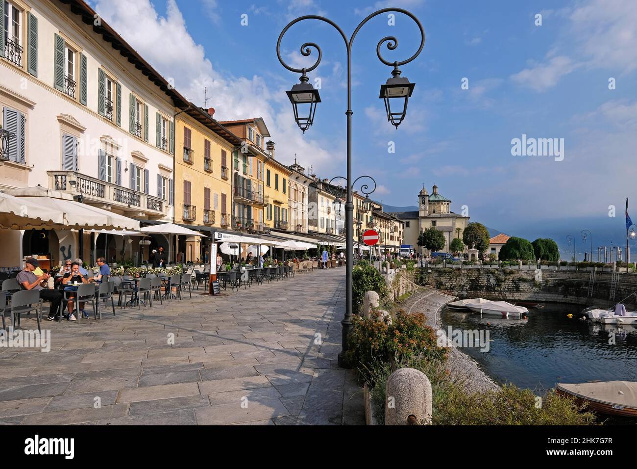 Promenade of Cannobio on Lake Maggiore, Piedmont, Italy Stock Photo - Alamy