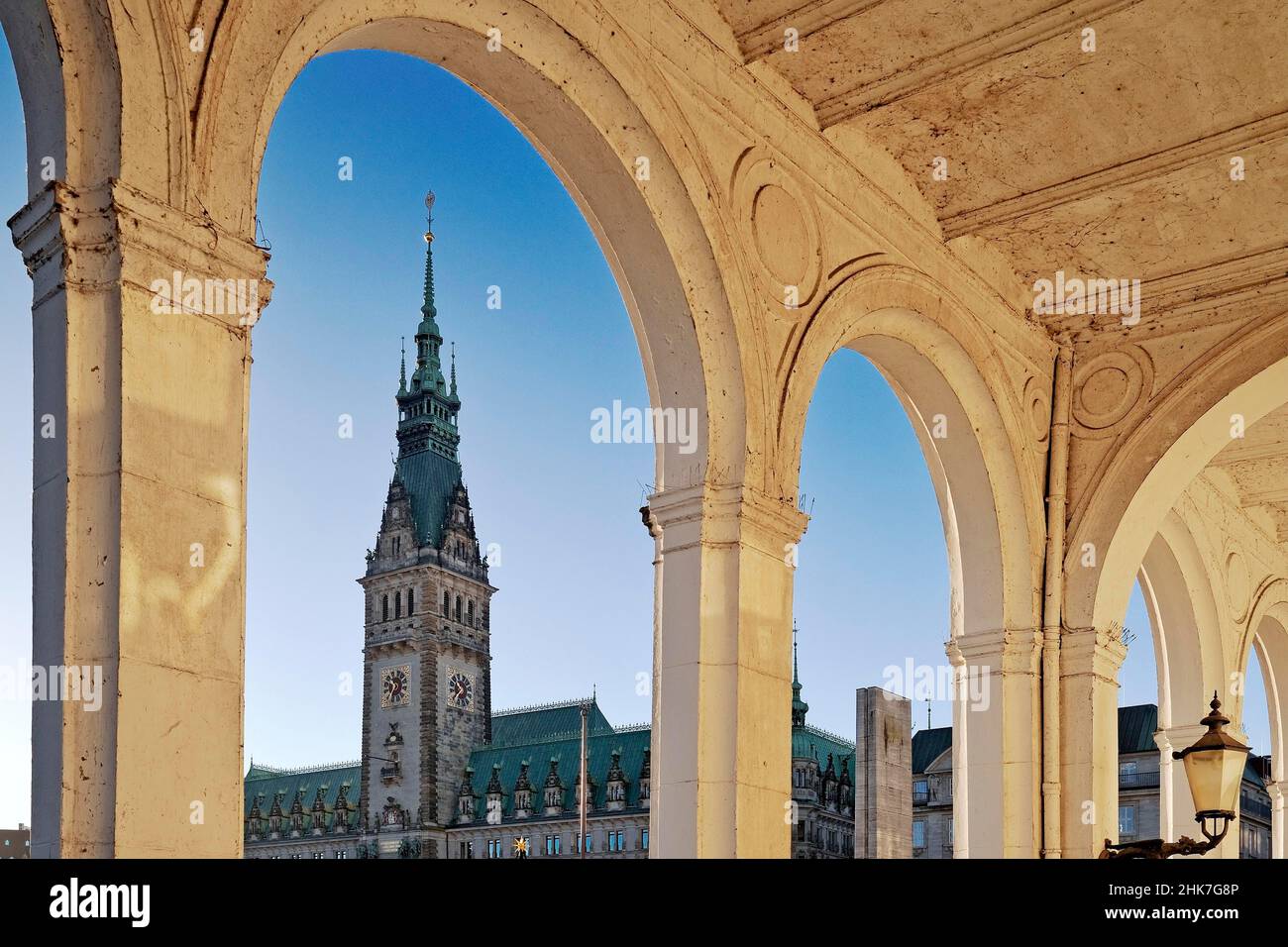 View of alsterarkaden hi-res stock photography and images - Alamy