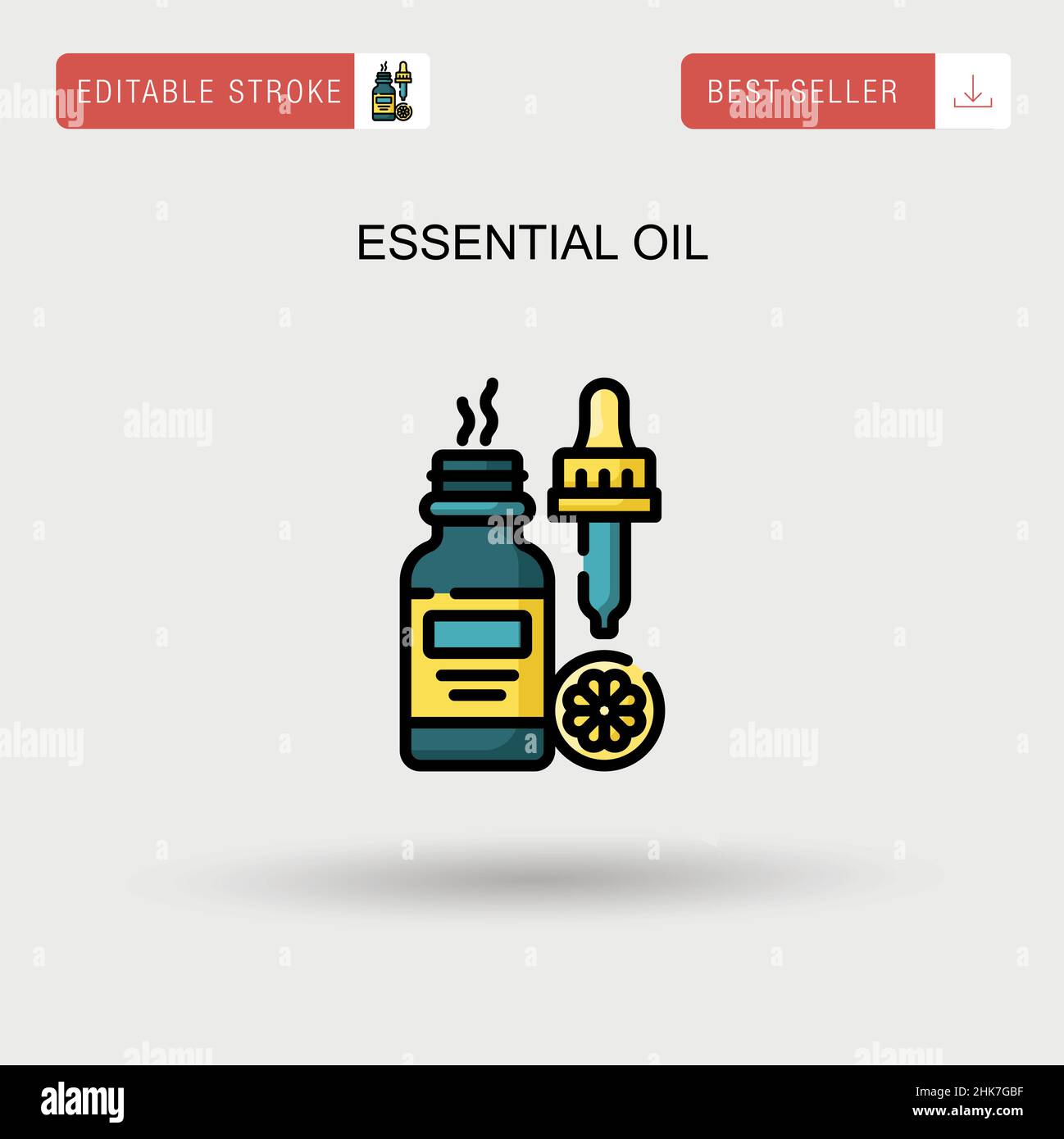 Bottle of essential oil Stock Vector Images - Alamy