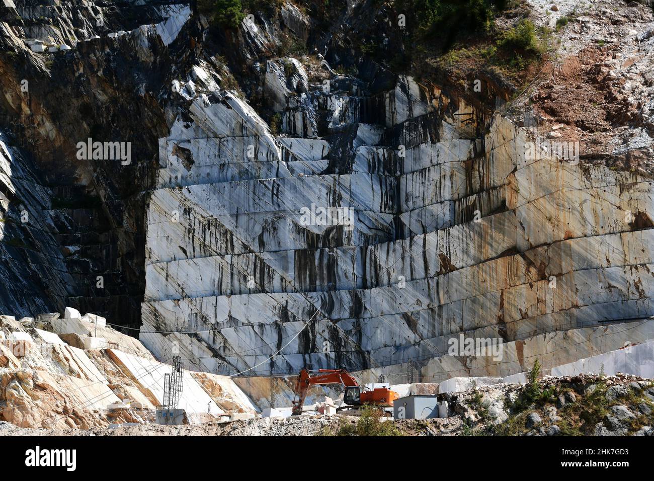 Marble quarrying area of Carrara, Tuscany, Italy Stock Photo - Alamy