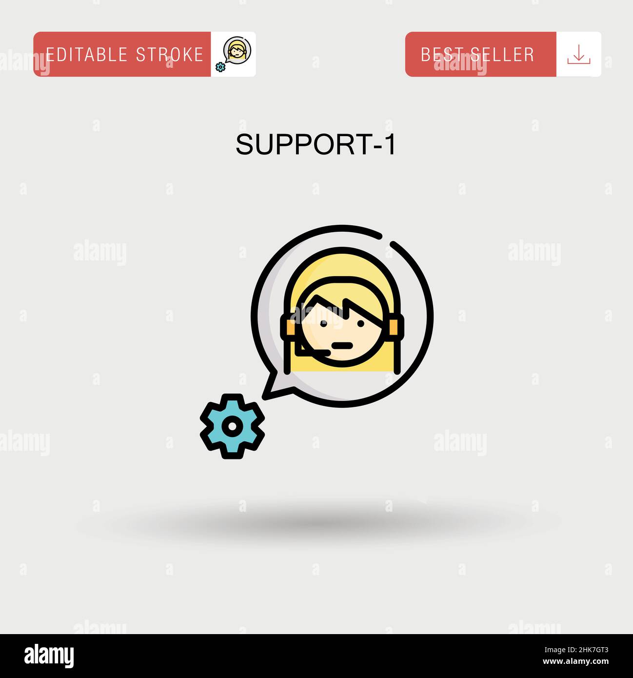 Vector hand support hi-res stock photography and images - Alamy