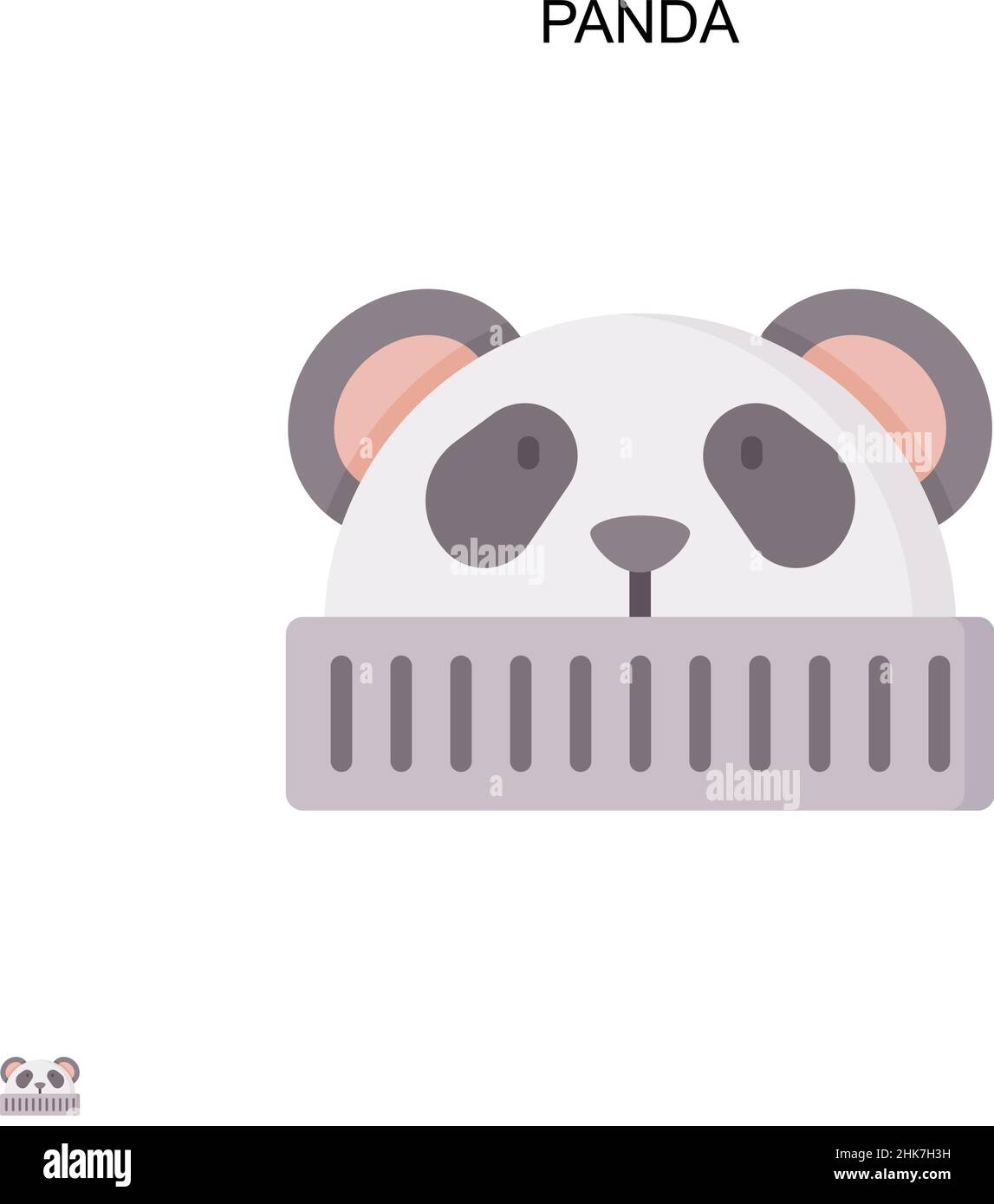 Cute giant panda Stock Vector Images - Alamy