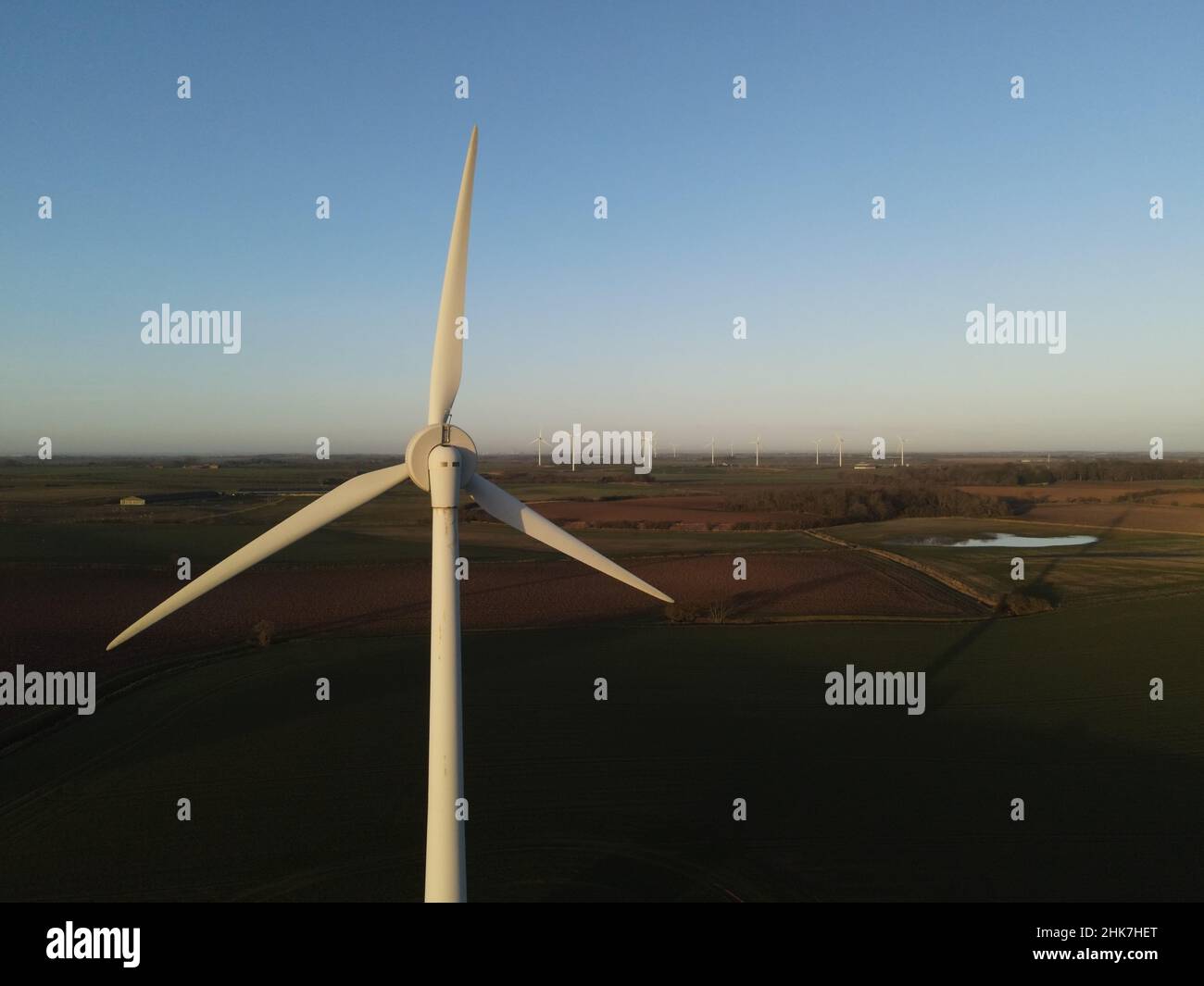 High wind turbines generation electricity hi-res stock photography and ...