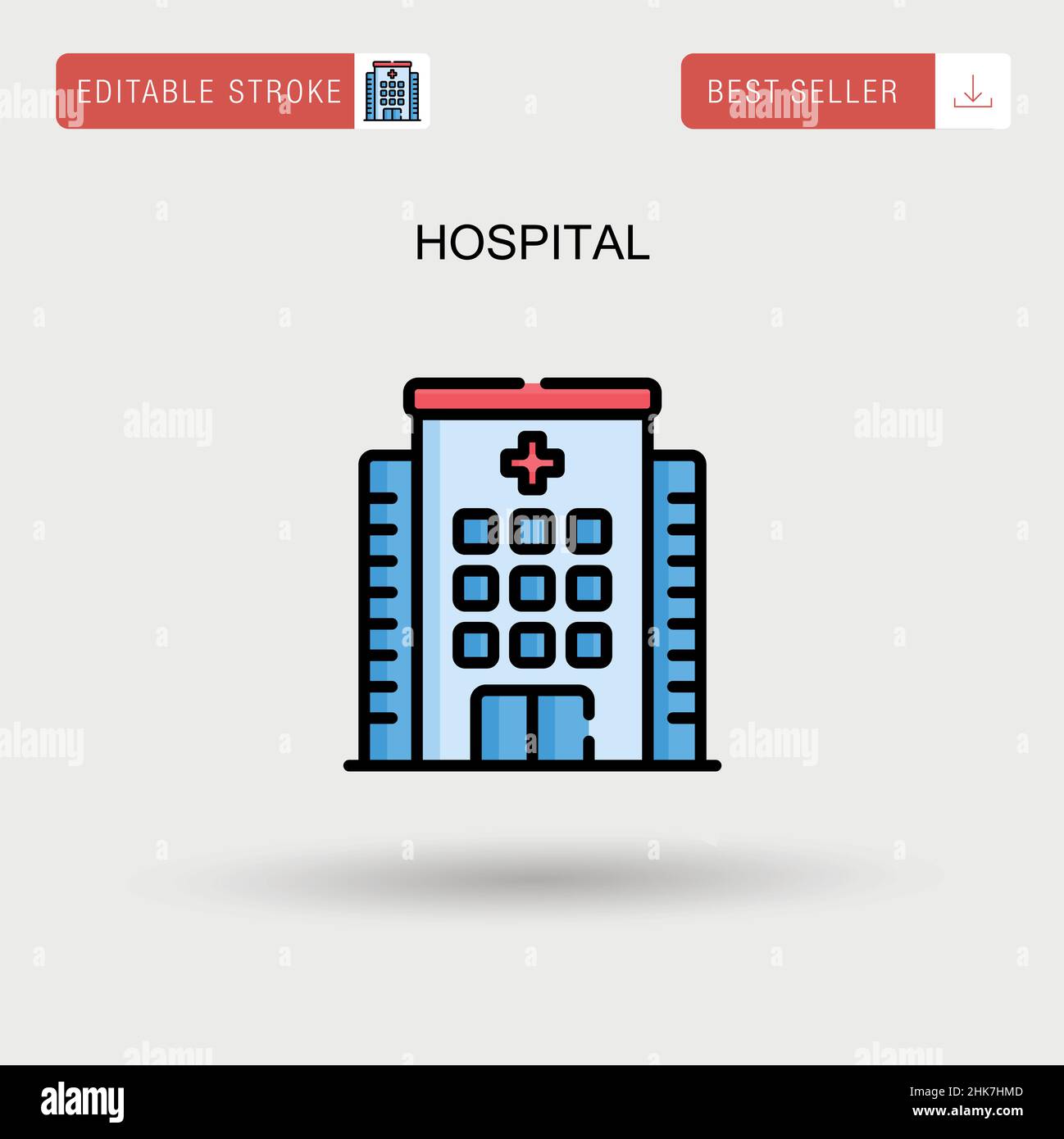 Hospital Free Buildings Icons