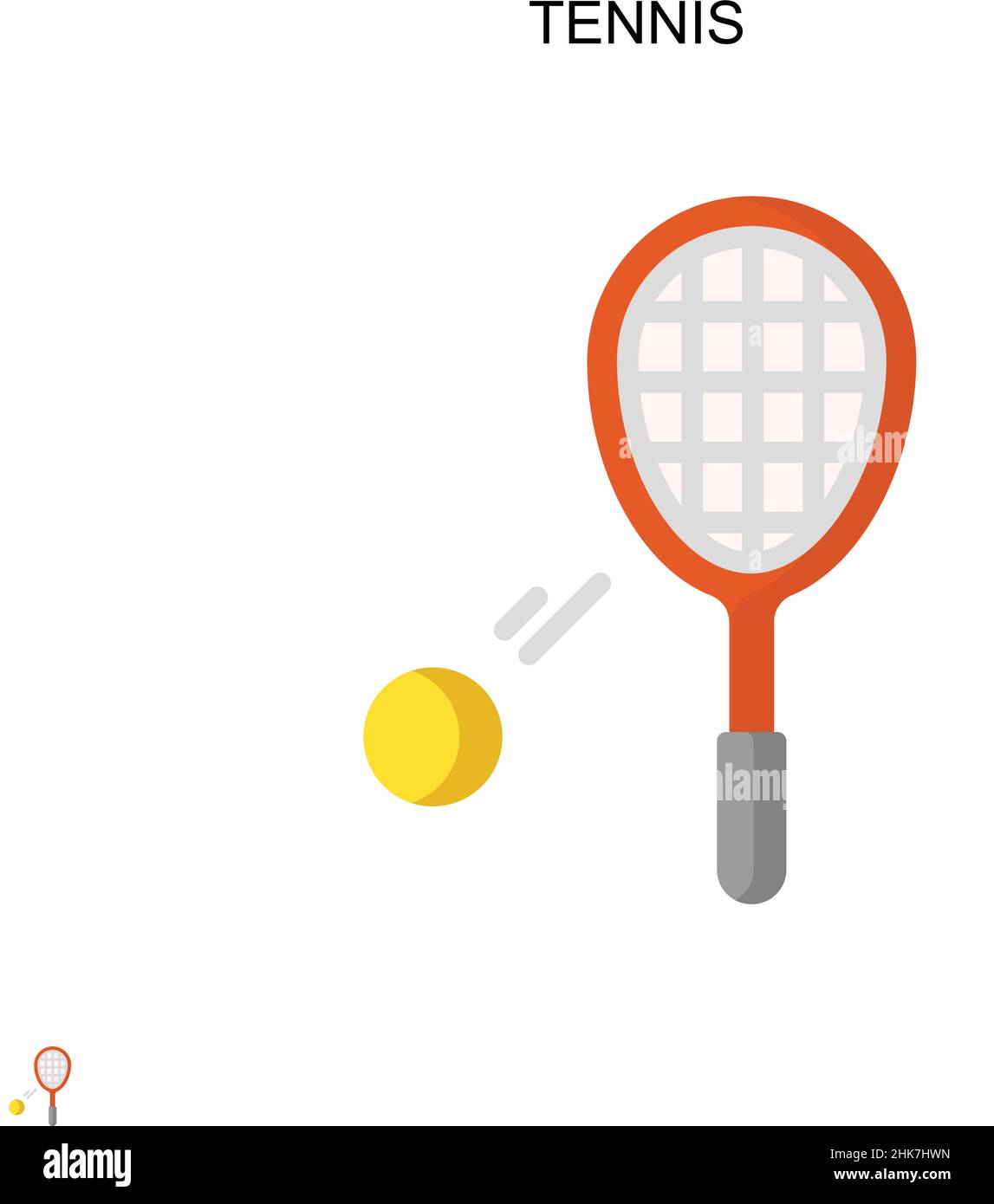 Tennis court illustration Cut Out Stock Images & Pictures - Alamy