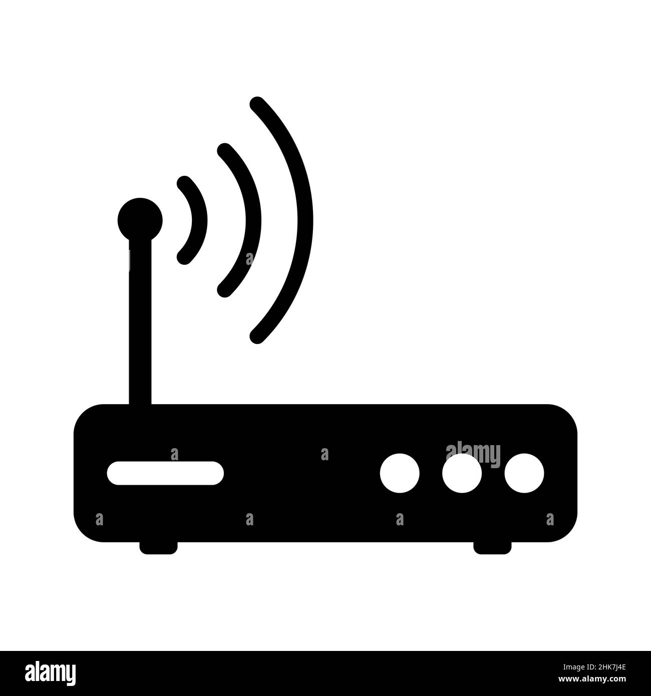 Wifi router icon. Vector illustration isolated on white background ...