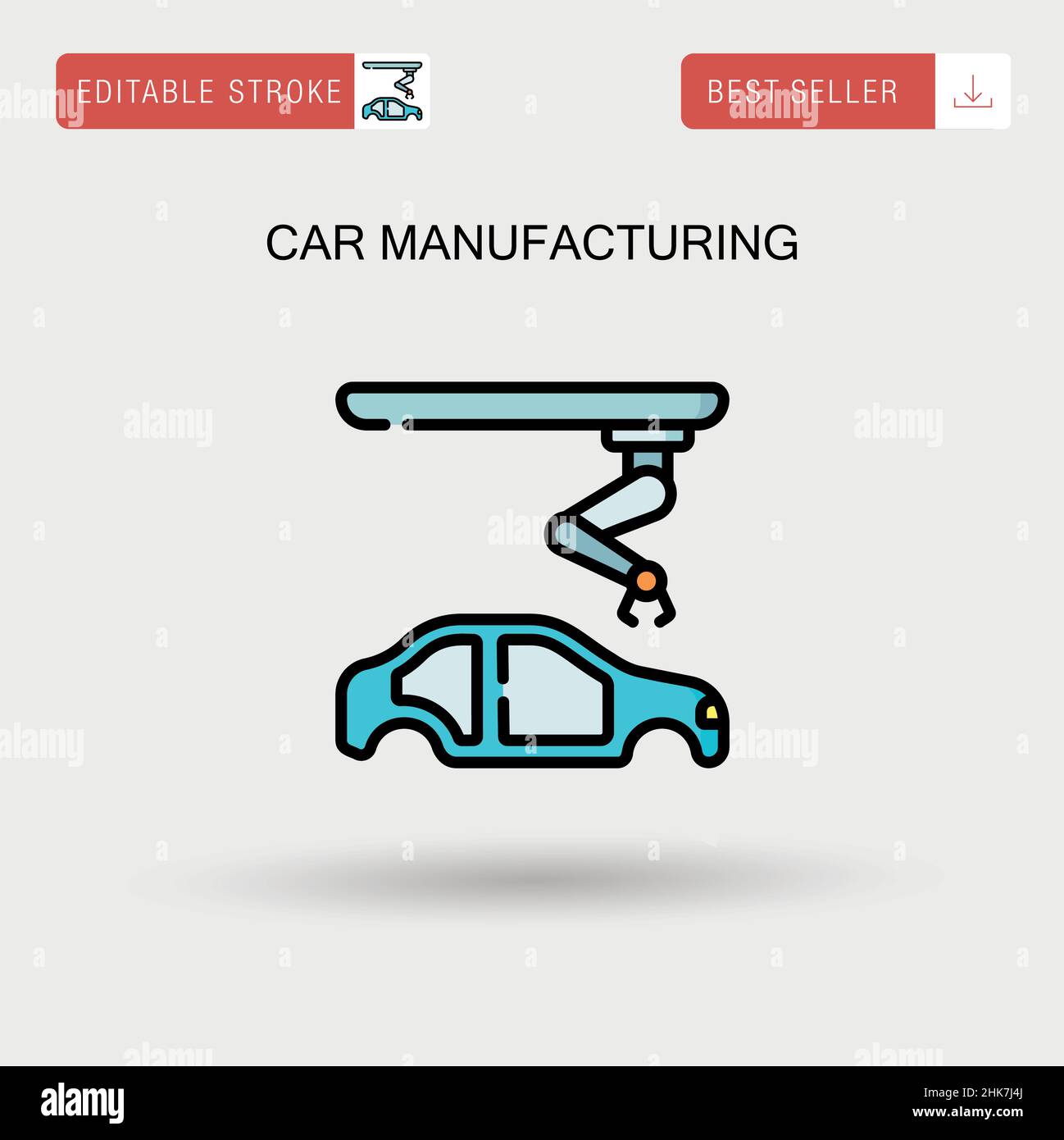 Car conveyor Stock Vector Images - Alamy